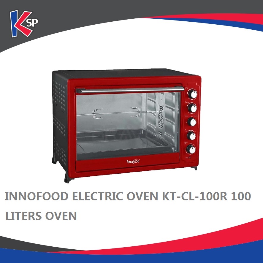 Innofood Electric Oven With Timer (100L) KT-Cl100R | Shopee Malaysia
