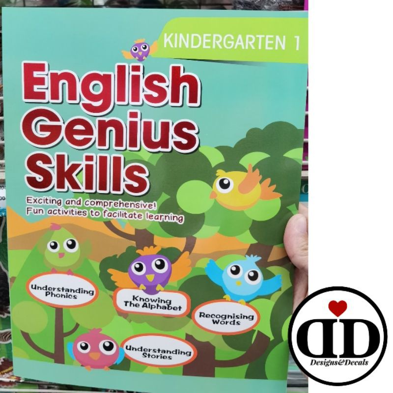 English Genius Skills Kindergarten 1 | Shopee Malaysia