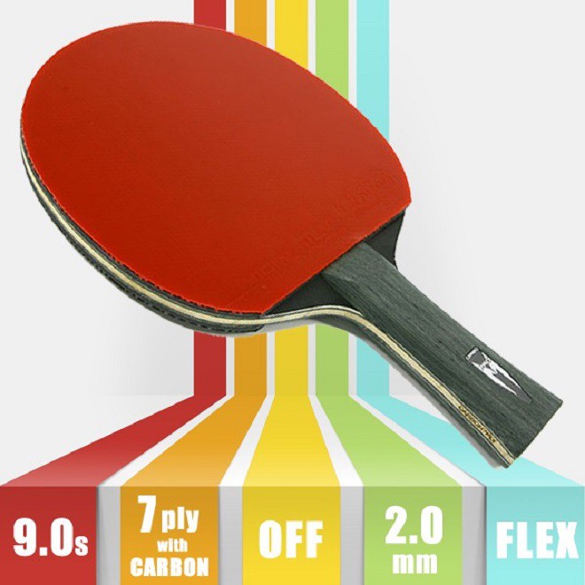 Xiom MUV M 9.0 S Table Tennis Racket (Carbon) | Shopee Malaysia