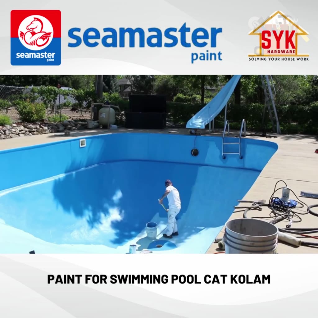 SYK Seamaster Paint Swimming Pool Epoxy Paint Pond Paint Cat Kolam ...