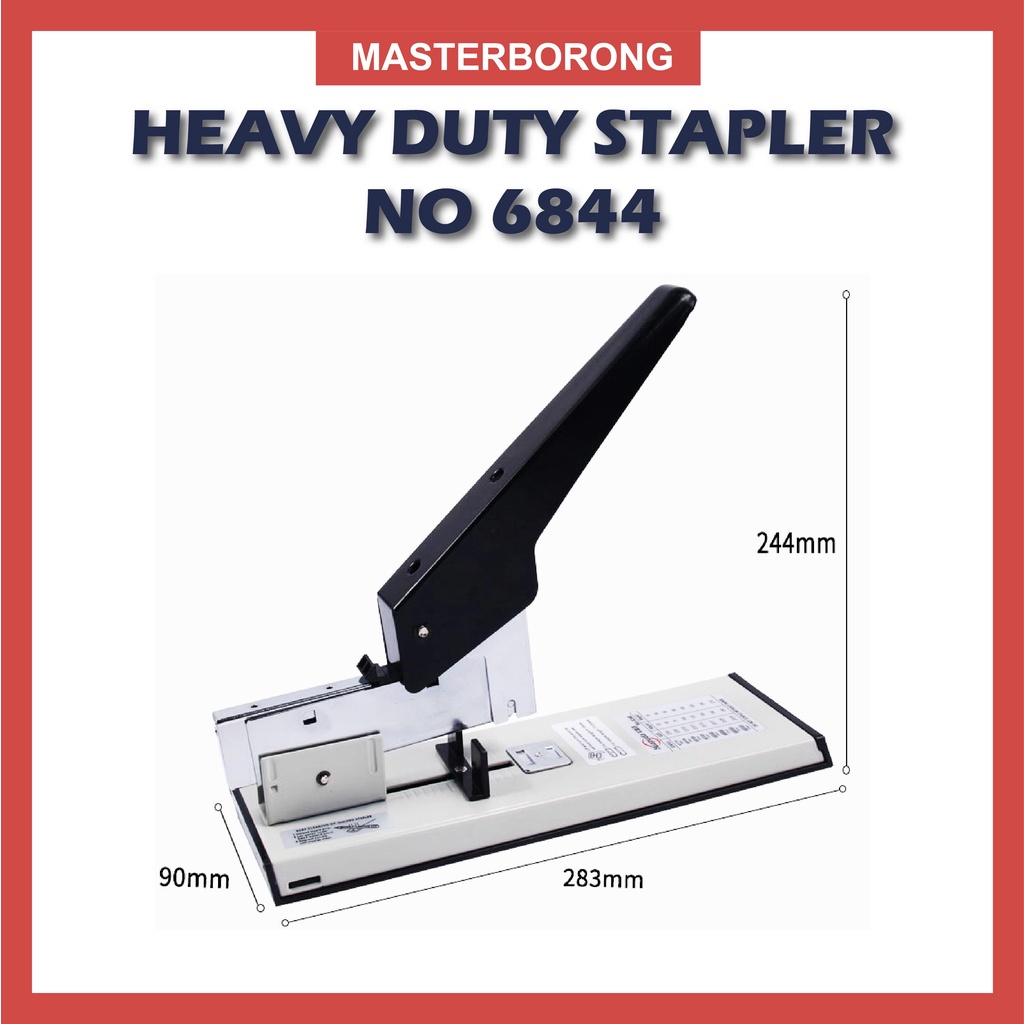 masterborong Heavy Duty Stapler Besar Bind 100 Sheets 240 Sheets ...