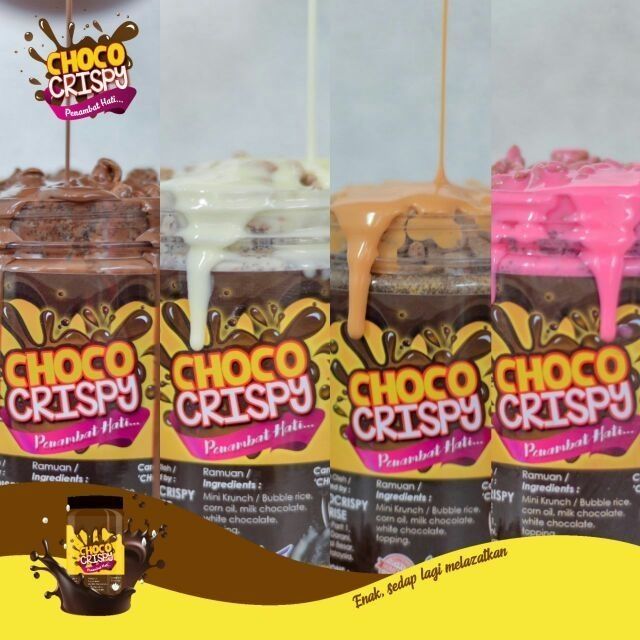 CHOCOCRISPY BUBBLERICE / MINI KRUNCH CHOCO JAR VIRAL LELEH CHOCO BALL ...