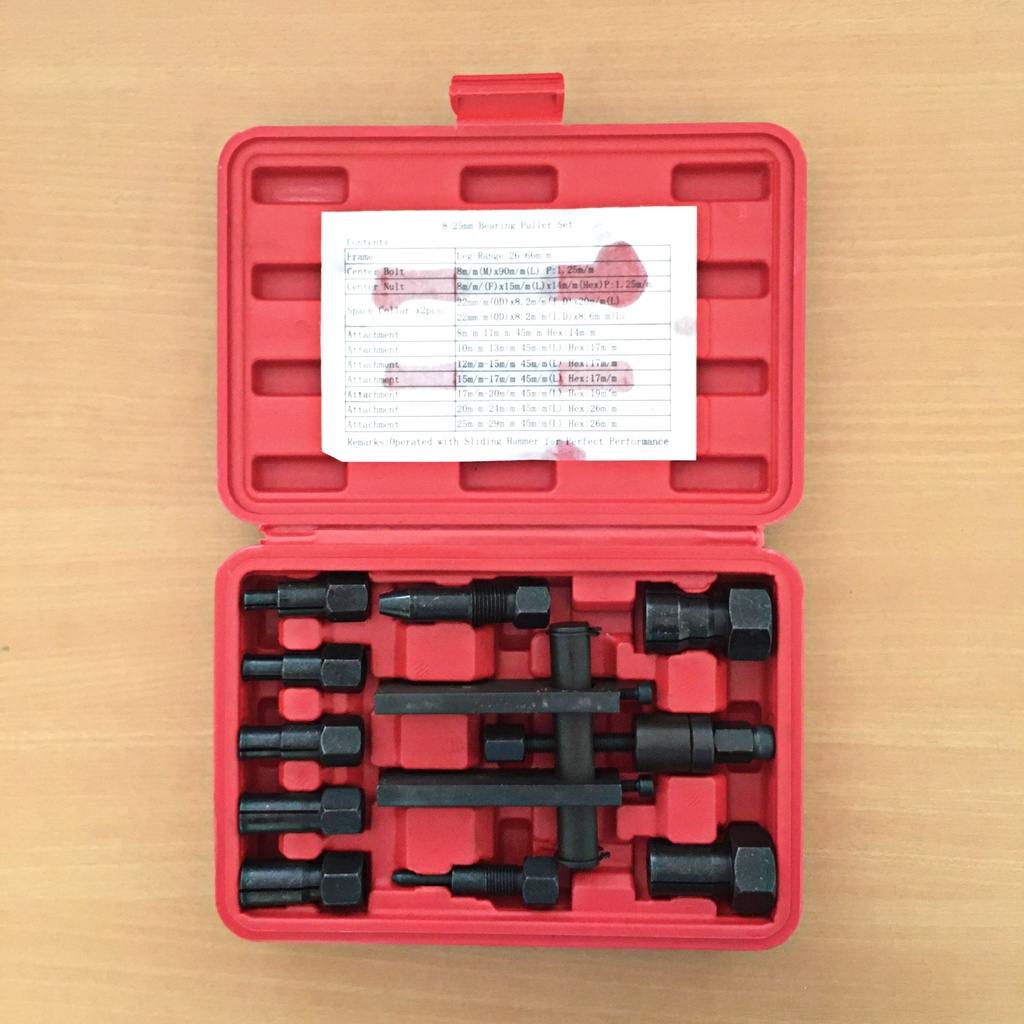 Grip-on 18-836 BEARING PULLER SET BEARING PULLER TOOL 10PCS | Shopee ...