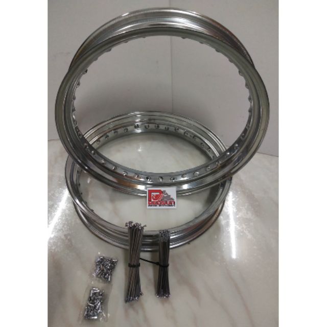 Rim Besi 3.0x18 Set Modenas Jaguh Cafe Racer/Tracker | Shopee Malaysia