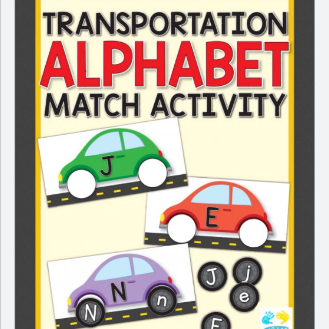 (PDF) 024 Transportation Alphabet Match Activity | Shopee Malaysia