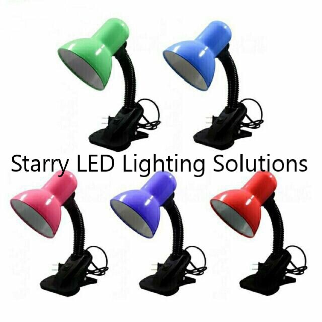 Clip-On Study Table Lamp-Black | Shopee Malaysia