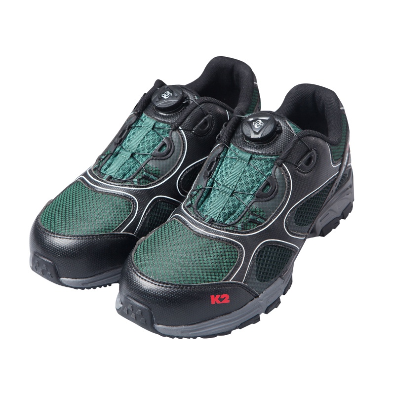 K2-61 Premium Boa Closure Safety Shoes Green 235-290 | Shopee Malaysia
