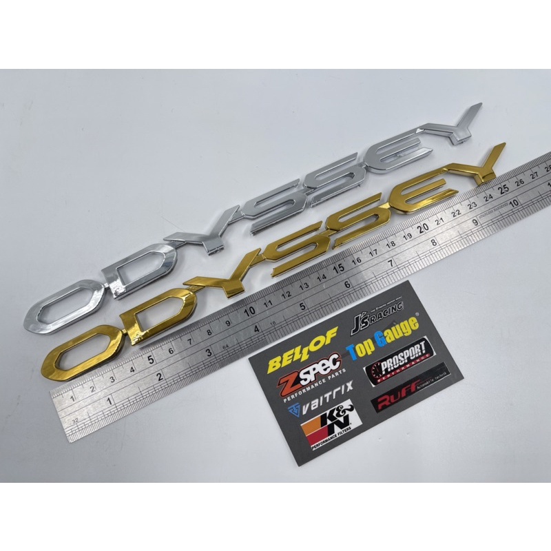 HONDA ODYSSEY EMBLEM LOGO BADGE REAR TRUNK NAME PLATE EMBLEM CHROME ...