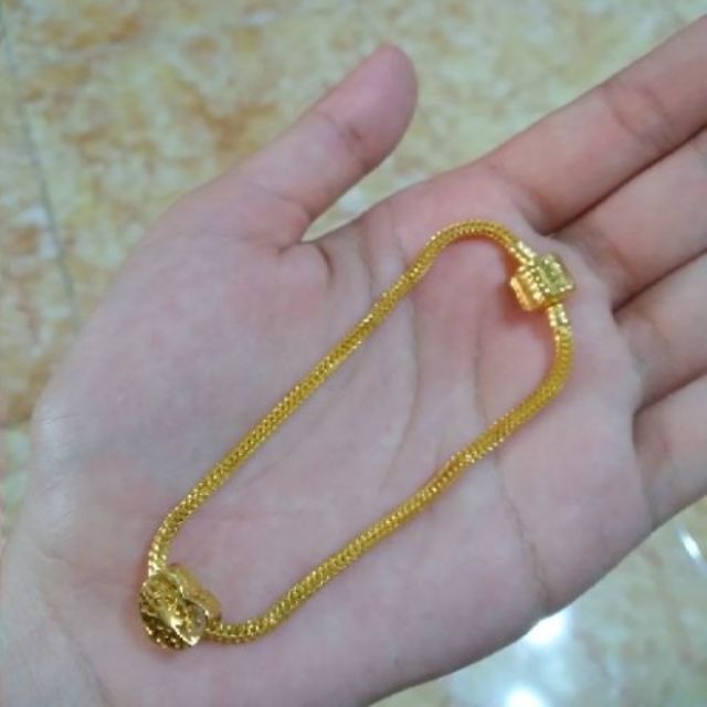 Gelang Pandora emas 916 (Gdora) | Shopee Malaysia