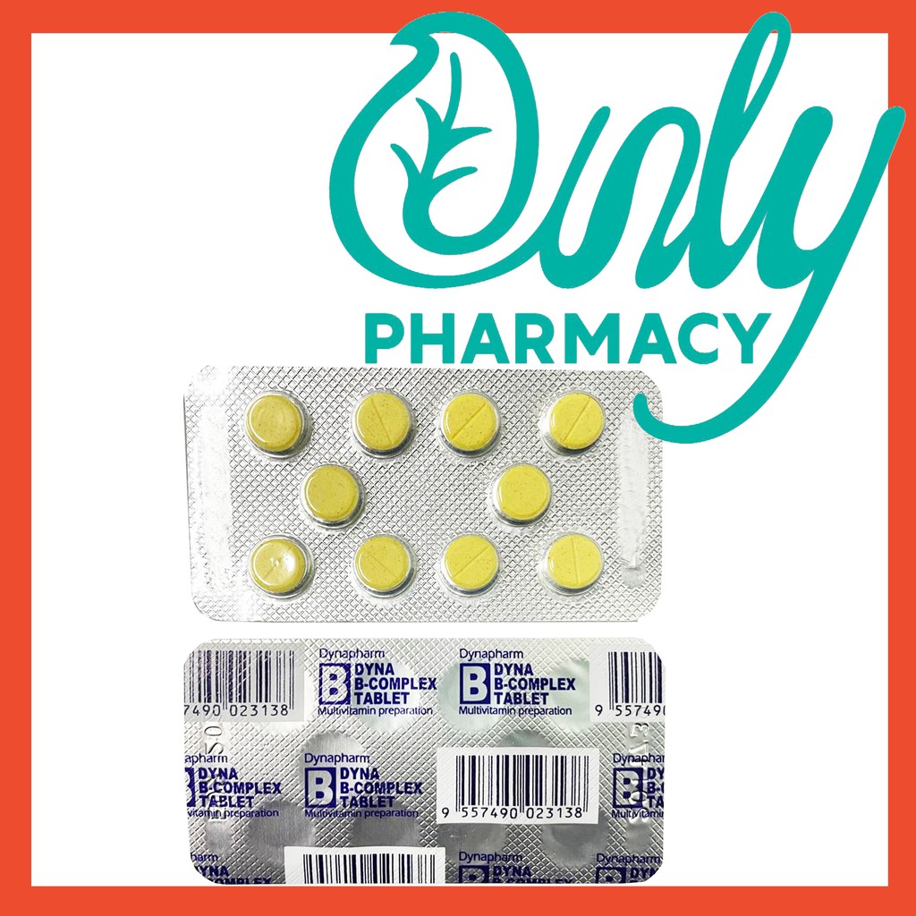 Vitamin B complex tablet 10s/Strip DYNA B Complex | Shopee Malaysia
