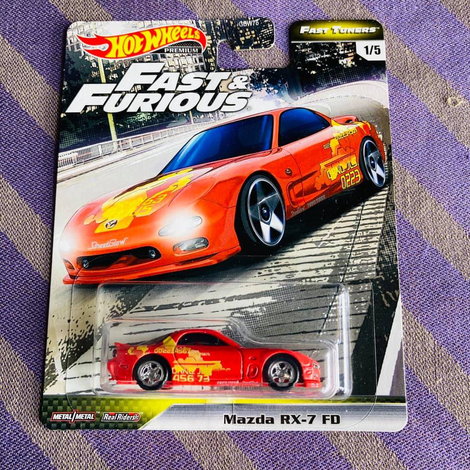 Hot Wheels Mazda Rx7 Rx-7 Fd Fast & Furious Fnf Jdm Fast Tuners ...