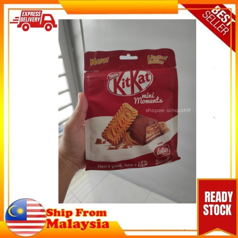 Lotus Biscoff Kit Kat Imported | Shopee Malaysia