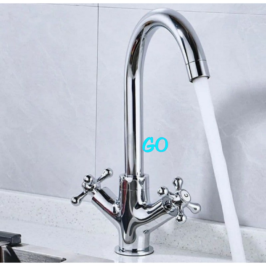 Hot Cold Pipe Swan Faucet - Pipe Swan Faucet - Kitchen Sink Faucet ...