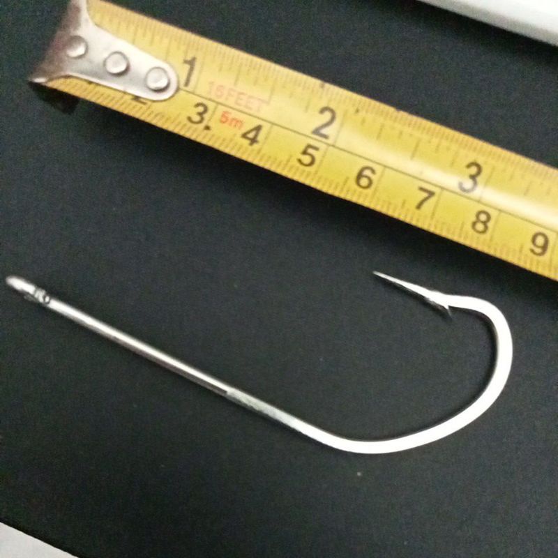 1 PCS Extra long shank O'Shaughnessy S/Steel Saltwater Big Game Hooks ...