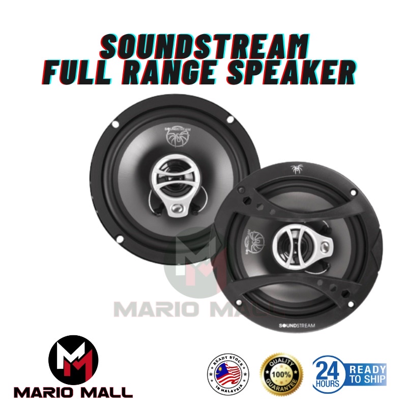 SOUNDSTREAM FULL RANGE SPEAKER WITH MICA INJECTION WOOFER (6.5”) RX.652 ...