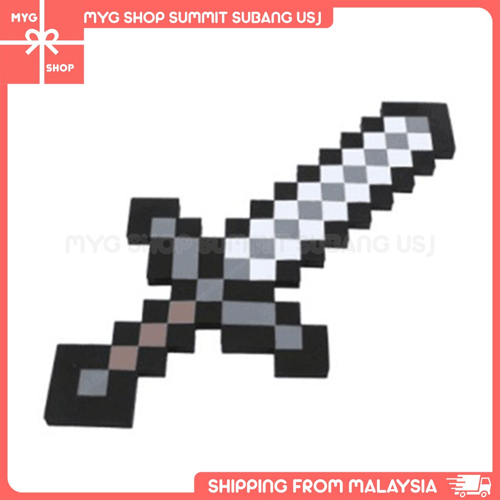 OEM 8 Bit Minecraft Game Soft Foam Pretend Play Cosplay Weapon ...