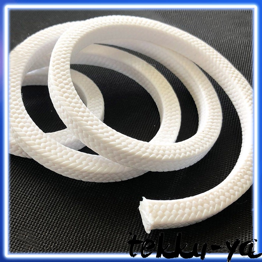 Teflon Braided Gland Packing Square Pure PTFE Packing 3.2mm 4.8mm 5.5mm 6.4mm 8mm 9.5mm 10mm ...