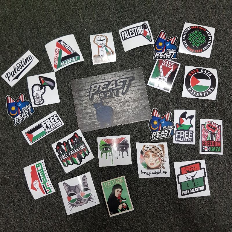 Sticker Palestine / Save Gaza / Free Palestine / Save Palestine ...