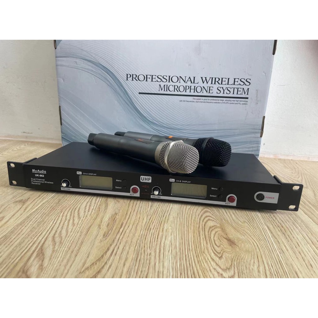 Professional Wireless Microphone System (Clearance) | Shopee Malaysia