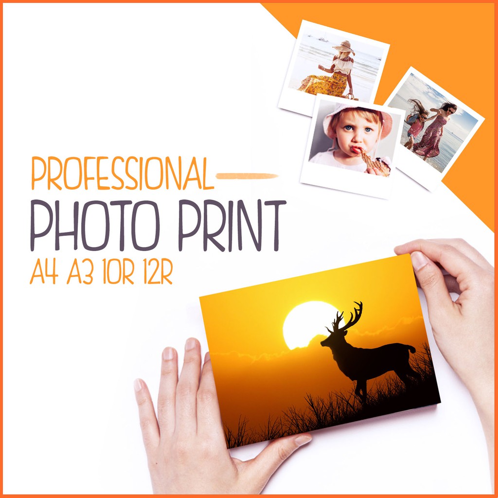 Digital Photo Print | Cuci Gambar | Fujifilm Paper Print | A5 A4 A3 4R ...