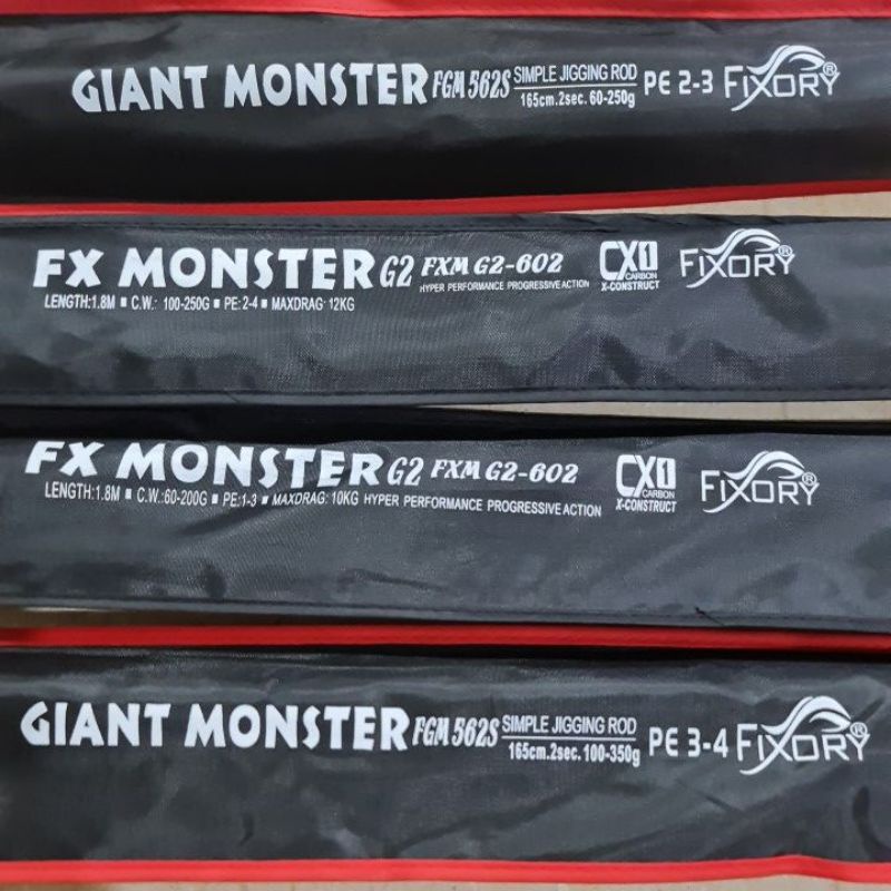 2022 New FIXORY GIANT MONSTER & FX MONSTER Sold carbon rod(Full Fuji ...