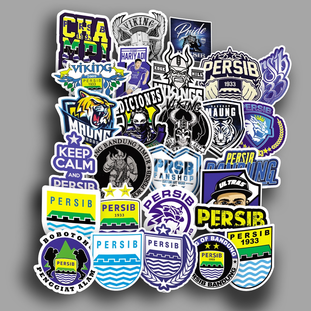 Persib Club Pack Stickers 12pcs | Shopee Malaysia