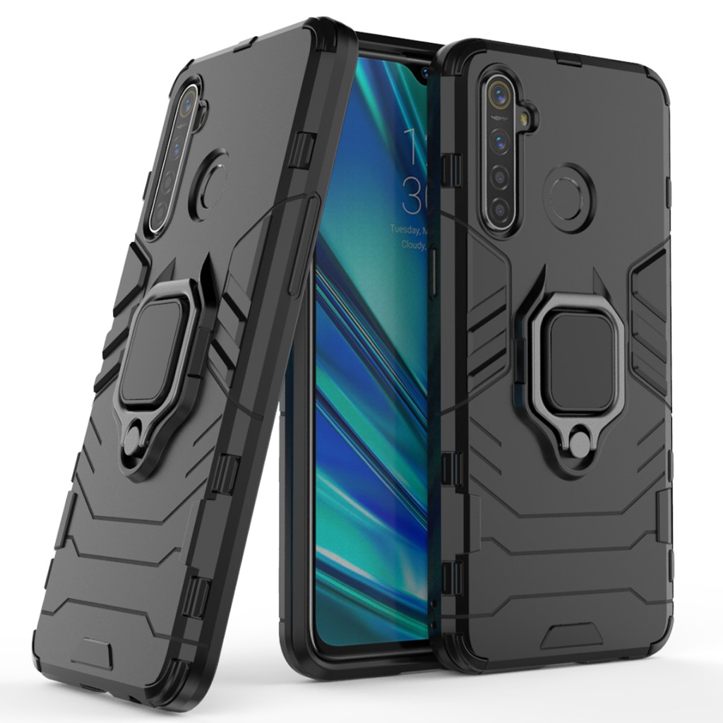 Realme 5 Pro Case Silicone TPU Hard Plastic Armor Back Cover OPPO ...