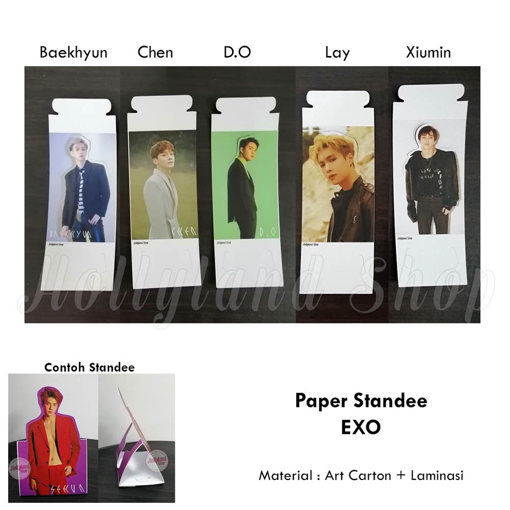 Exo Paper Standee - Kpop Display / Miniature | Shopee Malaysia