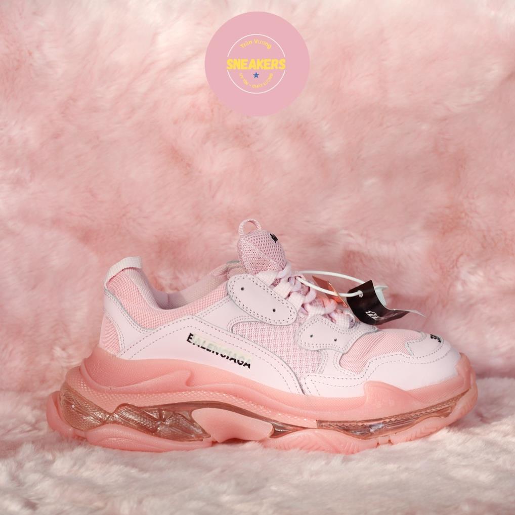 Balen TRIPLE S Women Sneakers With Air Soles In Peach Color | Shopee ...