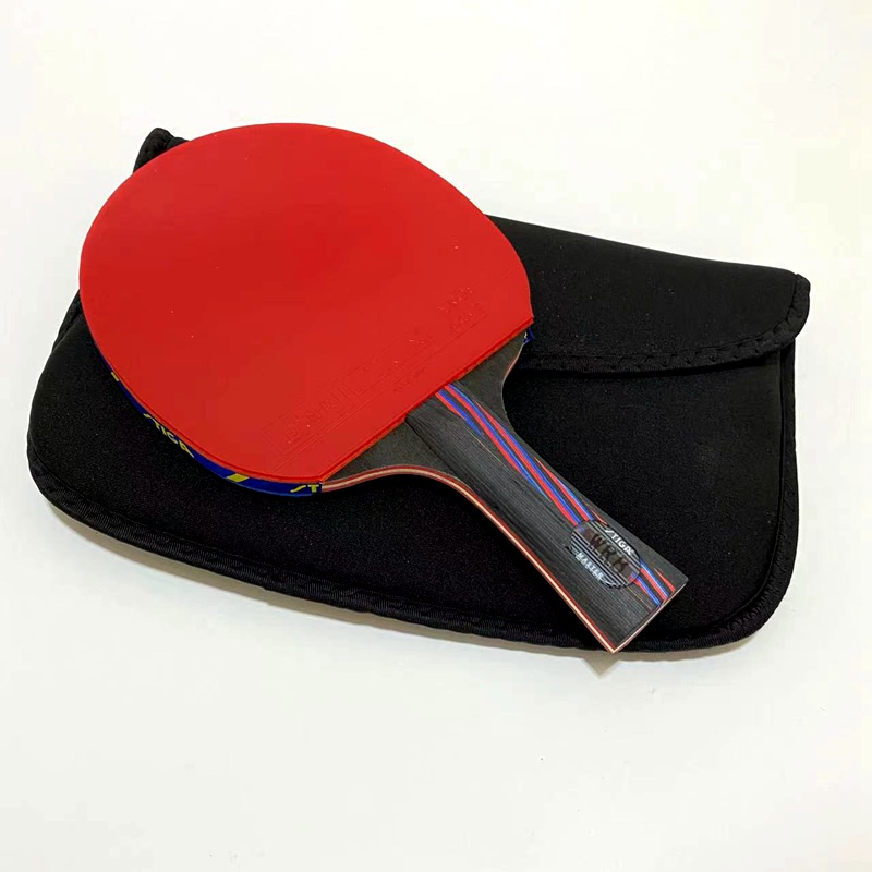 (HOT SALE) WRB 7.6 Carbon Fiber Table Tennis Racket With Double Face ...