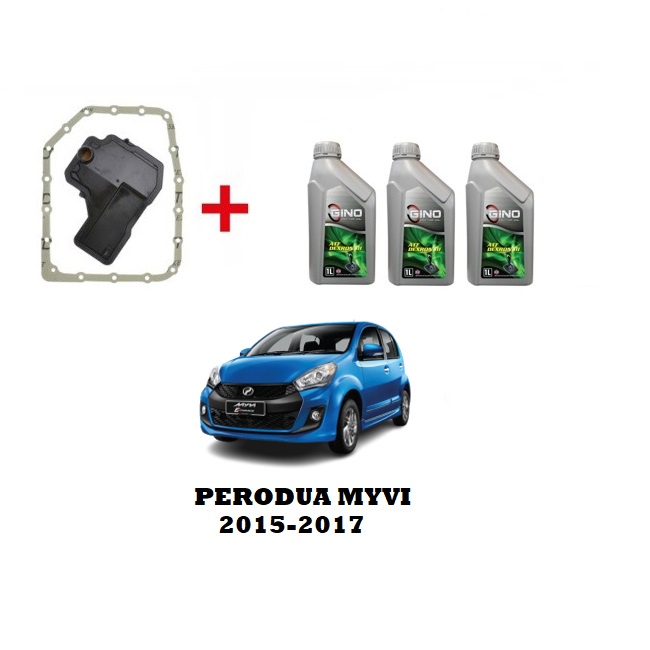 GENUINE PERODUA ATF SP3 (3LITER) + AUTO FILTER SET - GEARBOX SERVICE ...