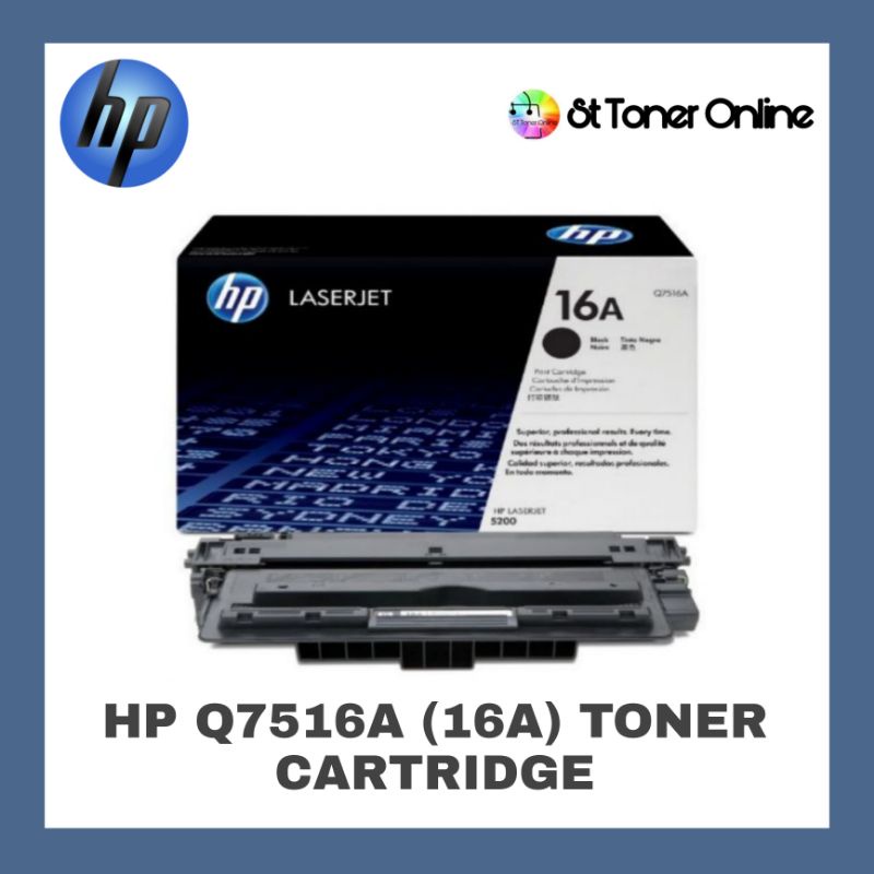 HP 16A/Q7516A/7516 Original Toner Cartridge | Shopee Malaysia