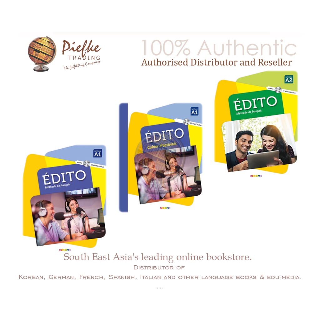 Edito Level A1, A2:student book, workbook : 9782278083619:9782278083183 ...