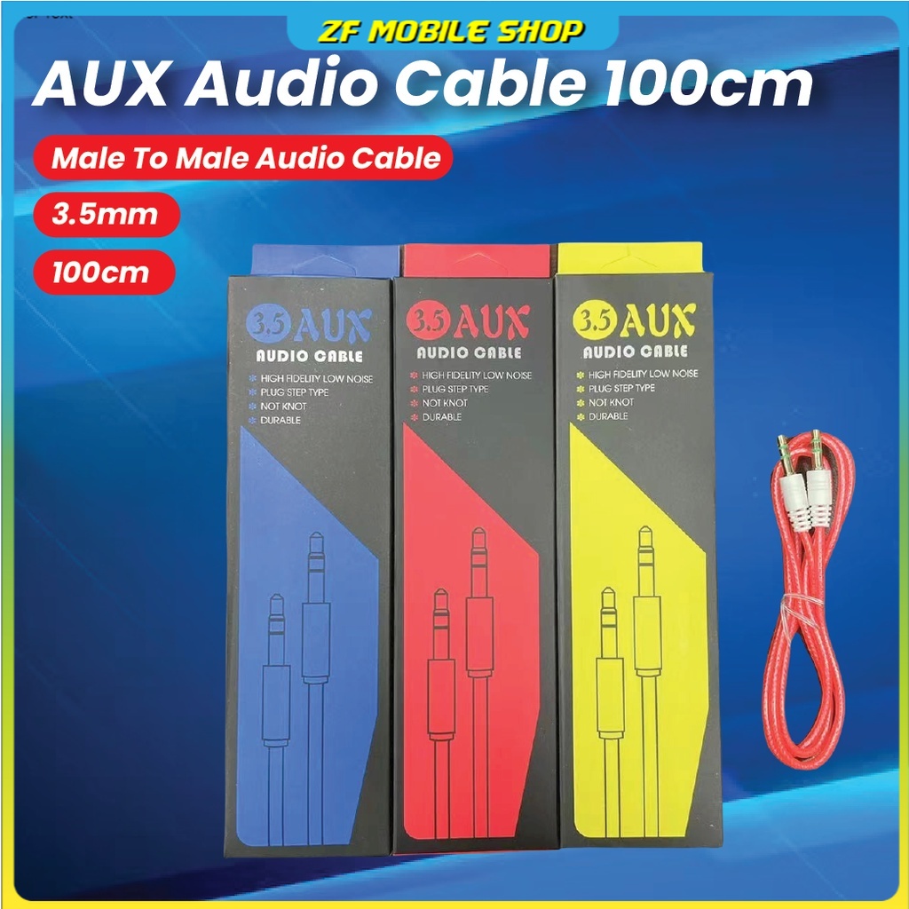 3.5Mm to 3.5mm Male to Male Audio Cable AUX Audio Cable / Color Audio ...