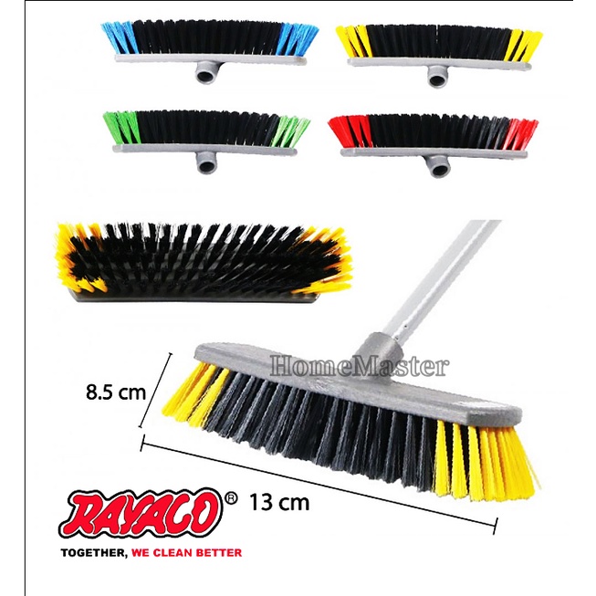 [100% ORIGINAL] RAYACO HEAVY DUTY 12” PUSH BROOM C/W HANDLE /HEAD ONLY ...