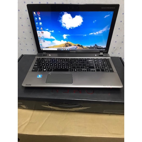 Toshiba i7 Gaming laptop with Ssd Dual Graphic Camera wifi Big Screen ...