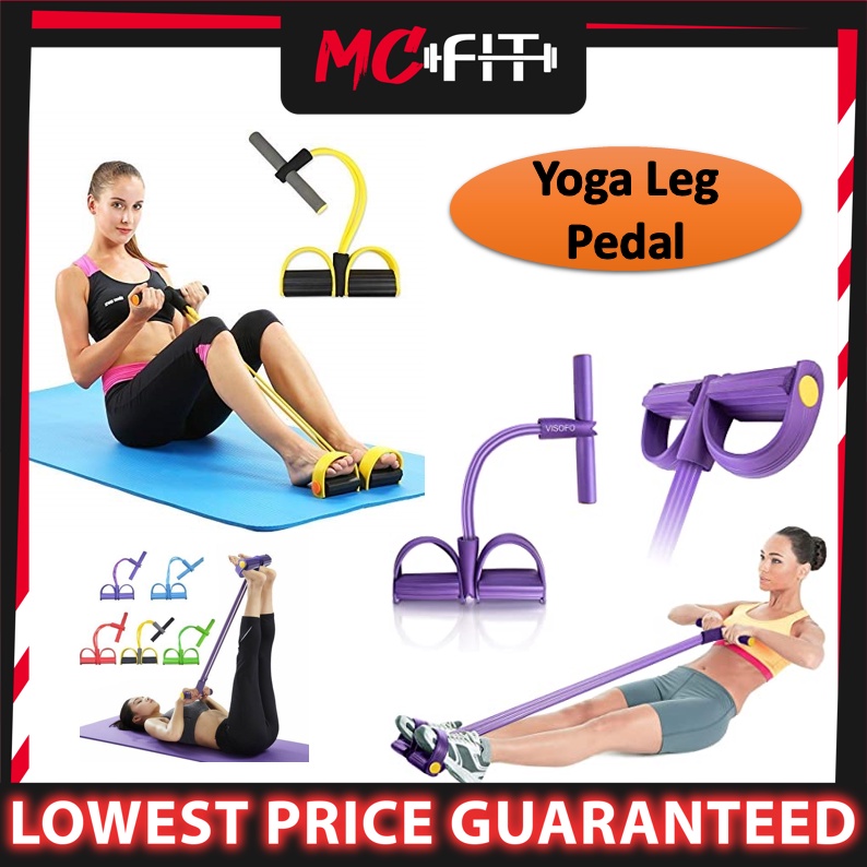 MCFIT Sit Up Resistance Band Yoga Rope Warbase Pull Elastic Exercise ...