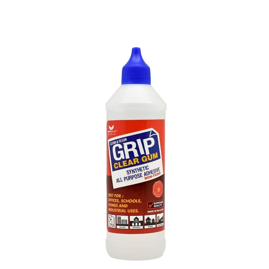 GAM - BOND PVA GLUE / GRIP CLEAR GUM UNICORN (Multipurpose adhesive ...