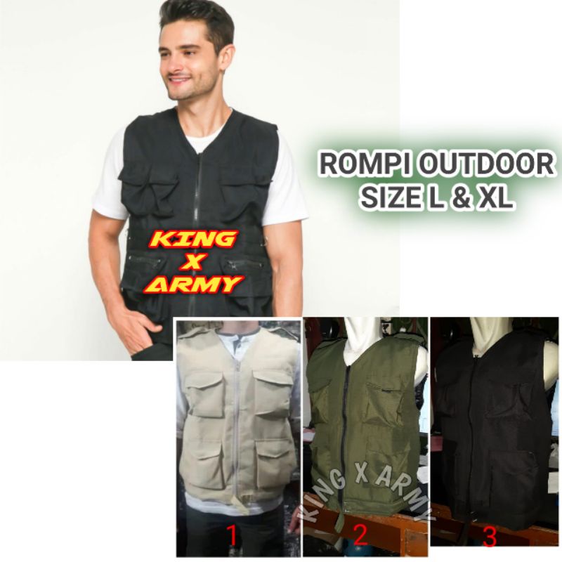Field Vest/Outdoor Vest/Reporter Vest/Activity Vest | Shopee Malaysia
