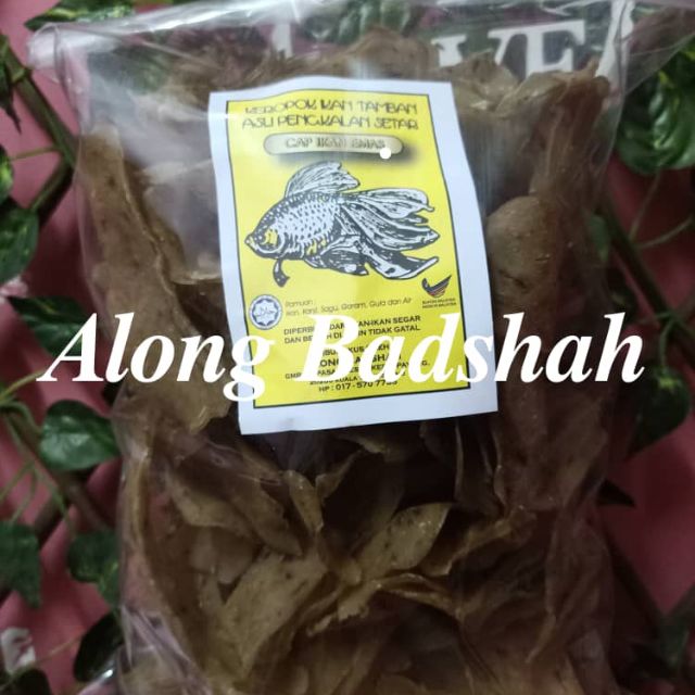 KEROPOK IKAN TAMBAN ASLI PENGKALAN SETAR CAP IKAN EMAS(EXTRA IKAN ...