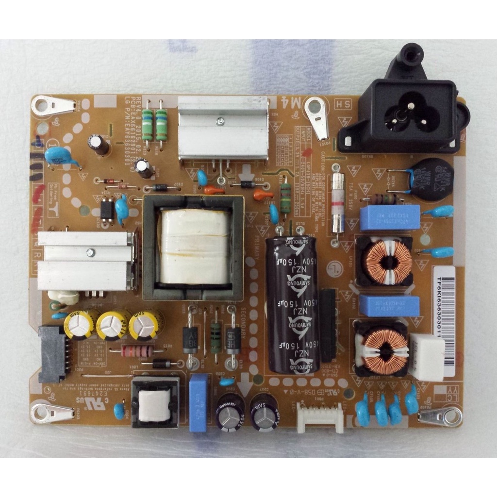 100% ORIGINAL LG 43LF5400 / 43LF540V / 43LF540 / 43LF540T power board ...