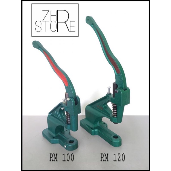 Mesin butang ketip / snap machine [ set butang ketip besi& set butang ...