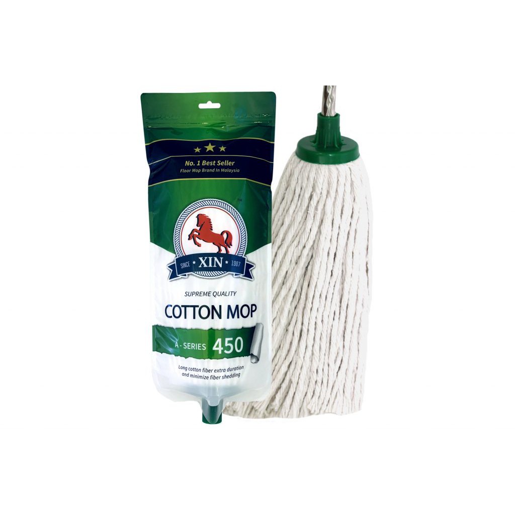 🔥【READY STOCK】🔥 XIN Horse Brand Cotton Floor Mop Refill Super Absorb ...