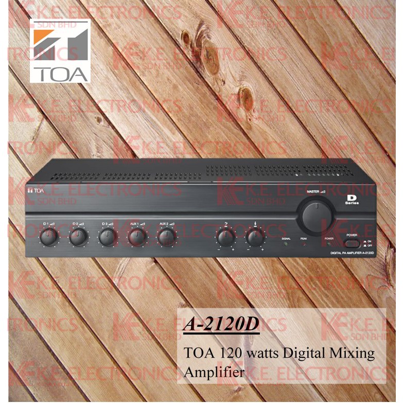 TOA A-2120D 120Watts Digital PA Amplifier | Shopee Malaysia