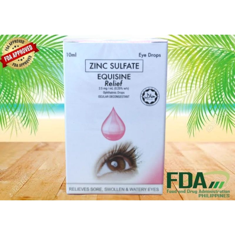 EQUISINE RELIEF Zinc Sulfate Eye Drops 10mL | Shopee Malaysia