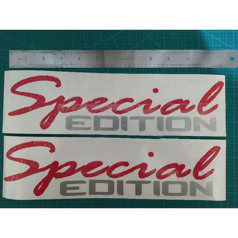 Stiker SPECIAL EDITION (2Pcs) | Shopee Malaysia