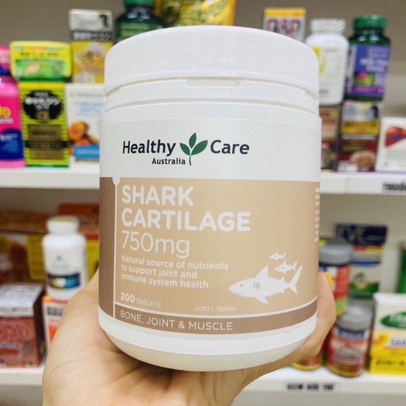 Shark Cartilage tablets 750mg [Australia] Healthy Care Shark Cartilage ...