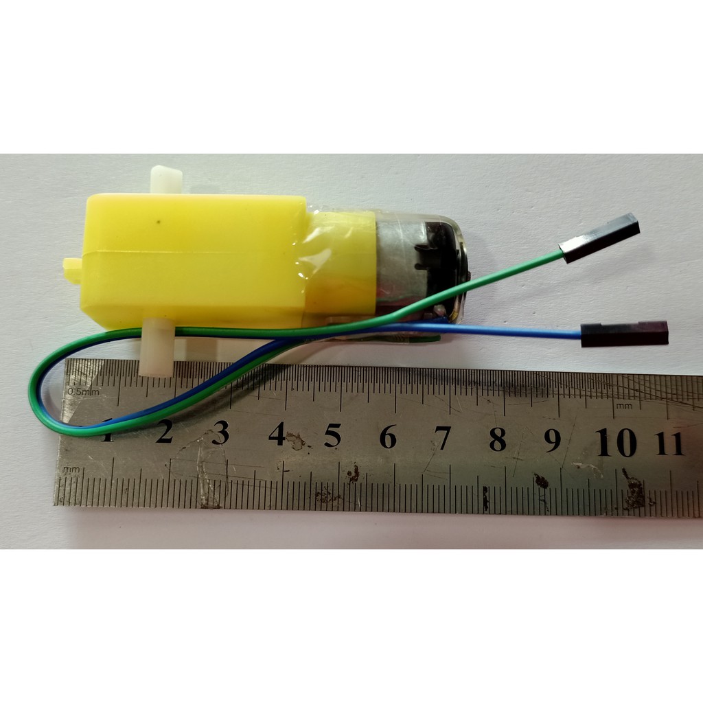 DC geared motor, yellow motor, 3V to 6V, for 2WD, 4WD robot, for ...