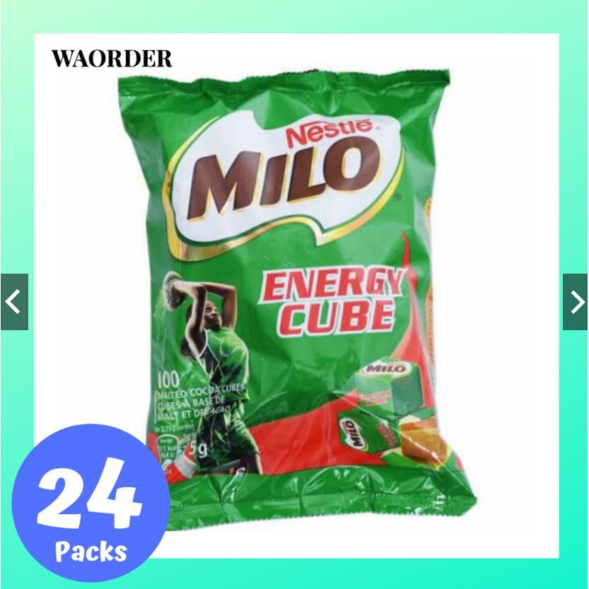 Ready Stock Original Milo Cube Energy Candy Carton (24pck X 100pcs ...