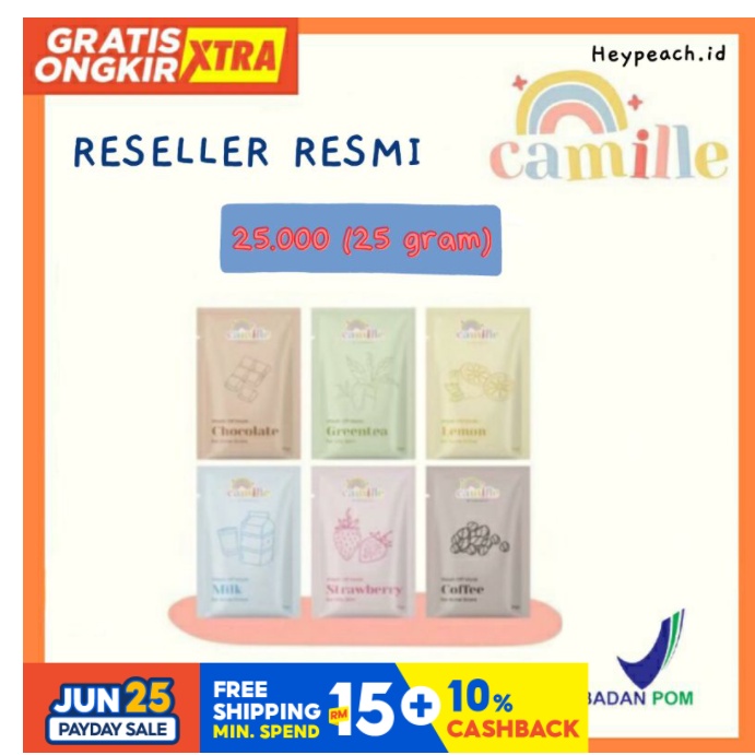 Camille Beauty Product 25 Gram Bpom (Official Reseller) | Shopee Malaysia